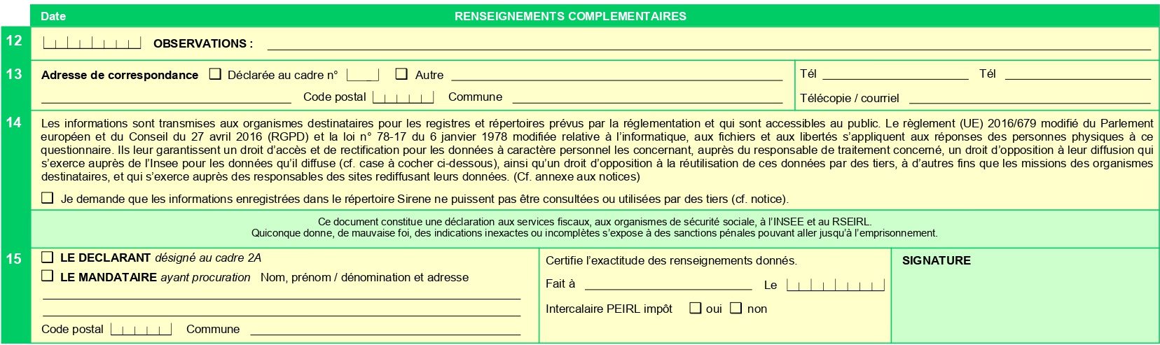Comment remplir le formulaire P2-P4 i